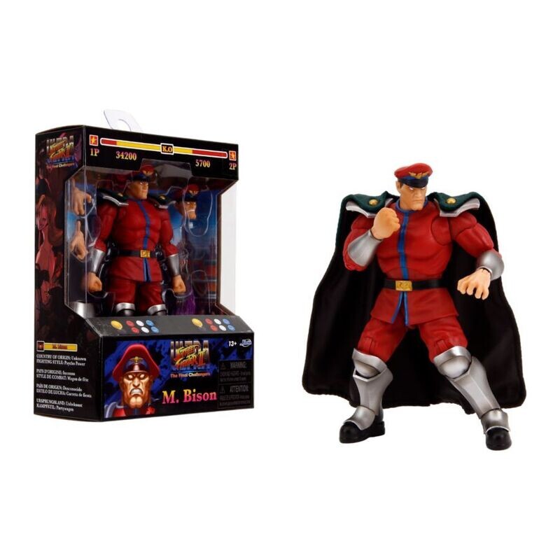 Pre-Order: Street Fighter - M. Bison 6" Action Figure