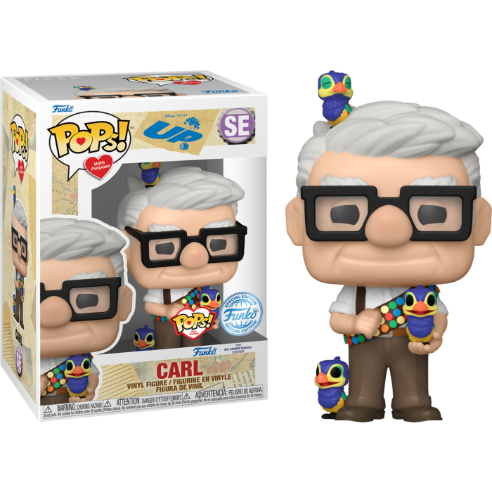 Up (2009) - Carl Pops! with Purpose Pop! Vinyl Figure
