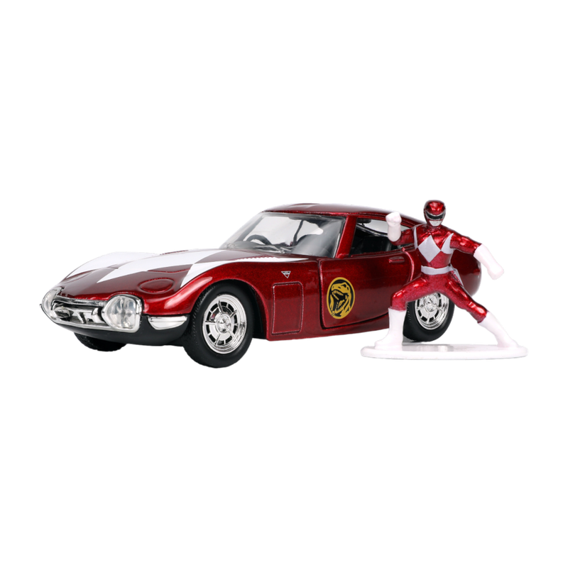 Power Rangers - 1967 Toyota 2000 GT with Red Ranger 1:32 Scale ...