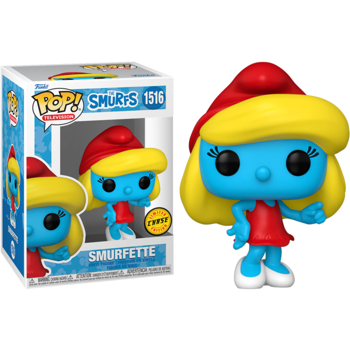 The Smurfs (1981) - Smurfette Chase Pop! Vinyl Figure Bundle of 2