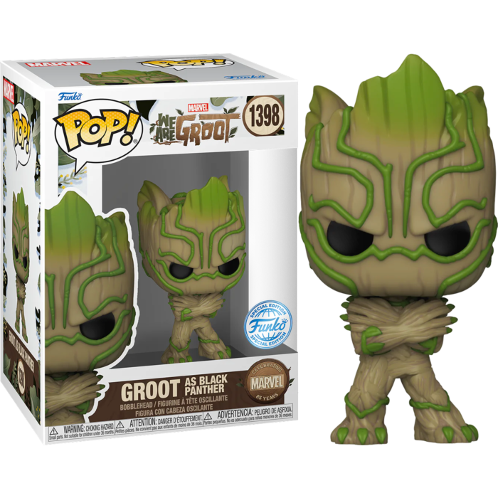 Marvel 85th Anniversary: We Are Groot - Groot as Black Panther Pop ...