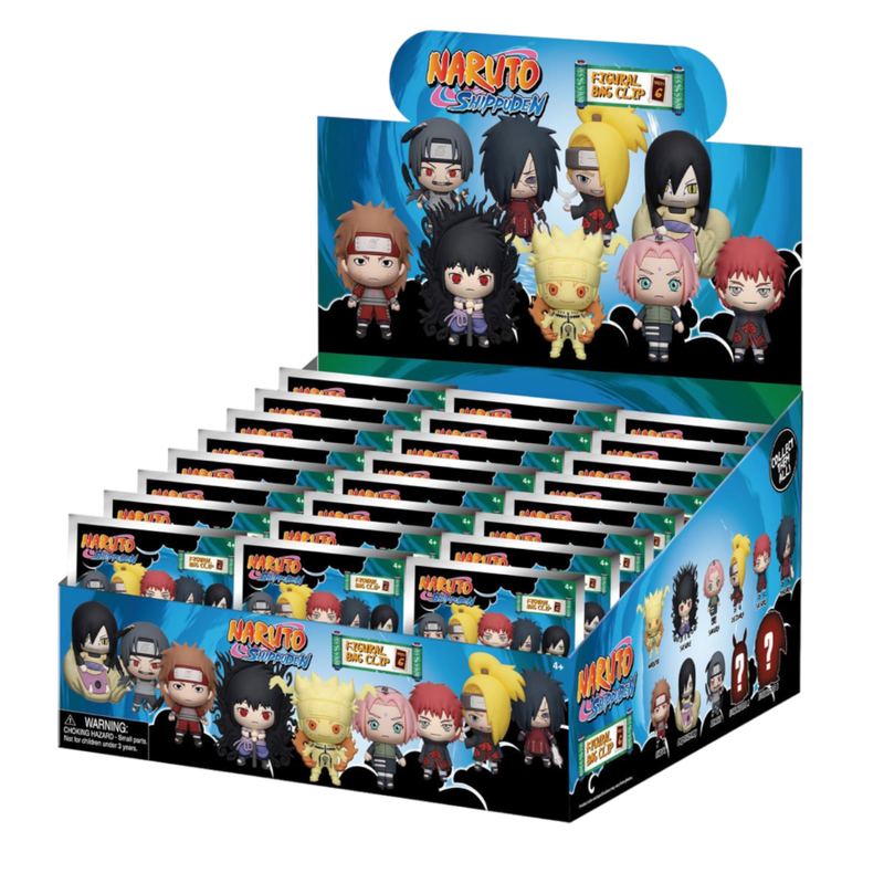 Naruto - 3D Foam Bag Clips (Series 6) Blind Bag- 1 Bag