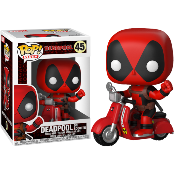 Deadpool - Deadpool with Scooter Pop! Rides Vinyl Figure