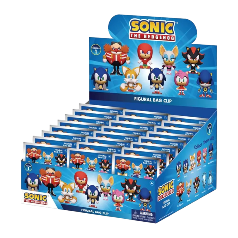 Sonic - 3D Foam Bag Clips Blind Bag- 1 Blind bag