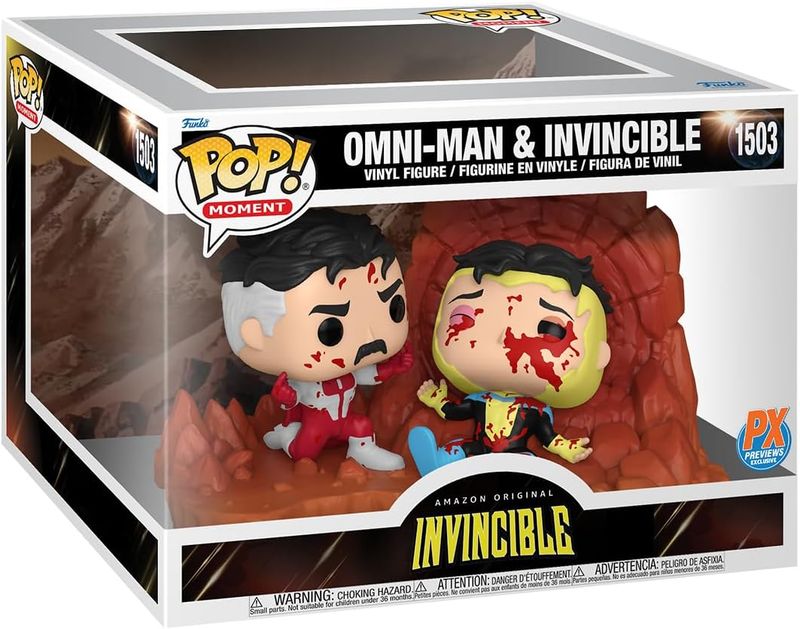 Invincible (TV) - Omni-Man & Invincible "Think Mark" Pop! Moment Vinyl ...