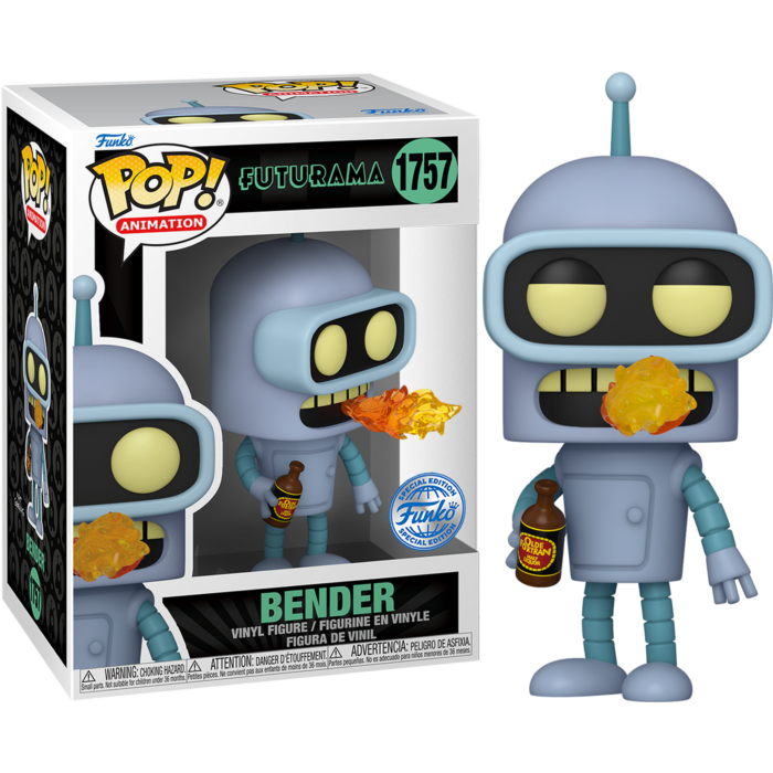 Futurama - Bender with Fire Breath Pop! Vinyl Figure
