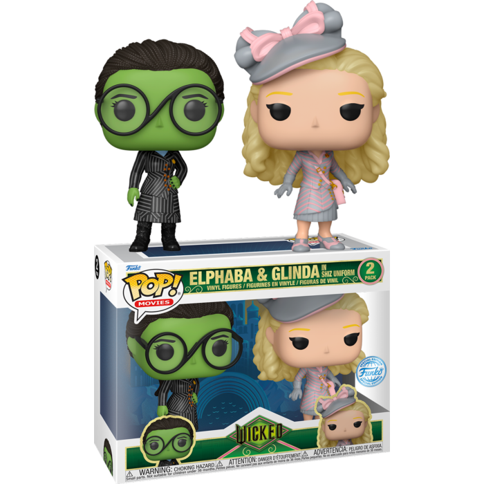 Wicked (2024) - Glinda & Elphaba in Shiz Uniform Pop! Vinyl 2-Pack