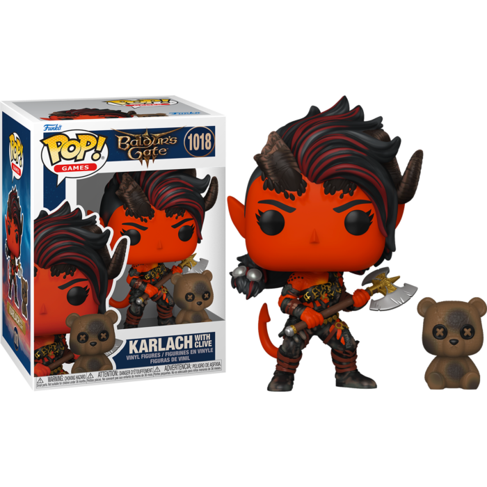 Baldur’s Gate 3 - Karlach with Clive Pop! Vinyl Figure