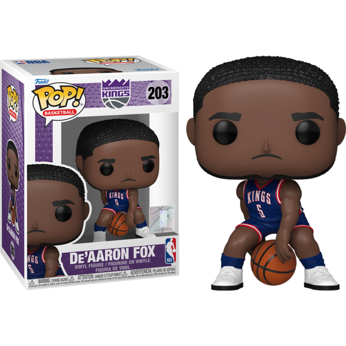 NBA Basketball - De’Aaron Fox Sacramento Kings 2024 City Edition Pop ...