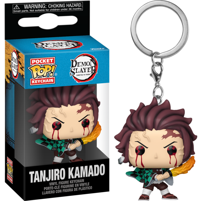 Demon Slayer - Tanjiro Kamado (Sun Breathing) Pop! Pocket Keychain