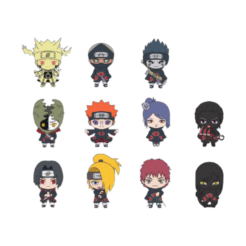 Naruto - 3D Foam Bag Clips (Series 7) Blind Bag- 1 Bag