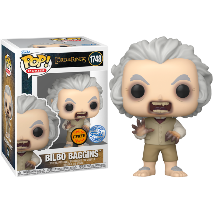 The Lord of the Rings - Bilbo Baggins Chase Pop! Vinyl Figure Bundle of 2