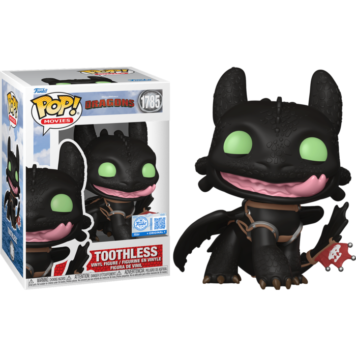 How to Train Your Dragon - Toothless with Tongue Pop! Vinyl Figure