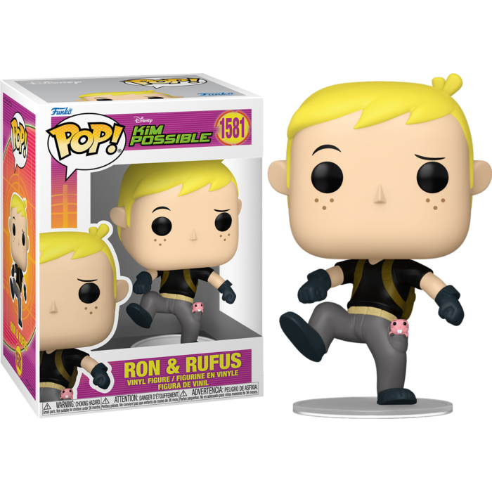 Kim Possible - Ron & Rufus Pop! Vinyl Figure