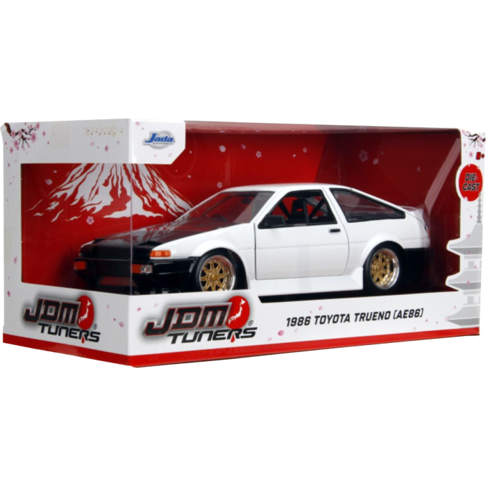 JDM Tuners - 1986 Toyota Trueno AE86 1/24th Scale Die-Cast Vehicle Replica