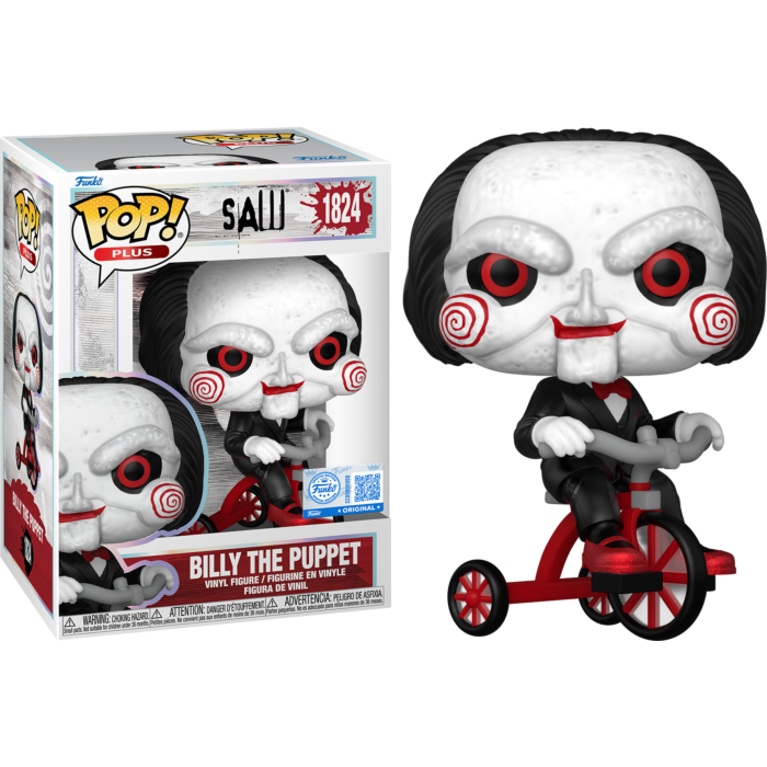 Saw - Billy on Tricycle 10th Anniversary Pop! Plus Vinyl Figure