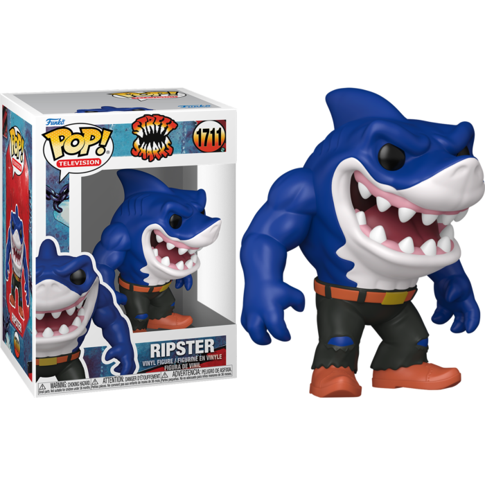 Street Sharks- Ripster Pop! Vinyl Figure