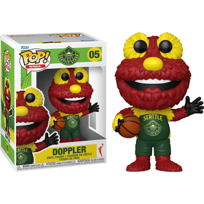 Pre-Order: WNBA Basketball: Mascots - Doppler Seattle Storm Pop! Vinyl ...