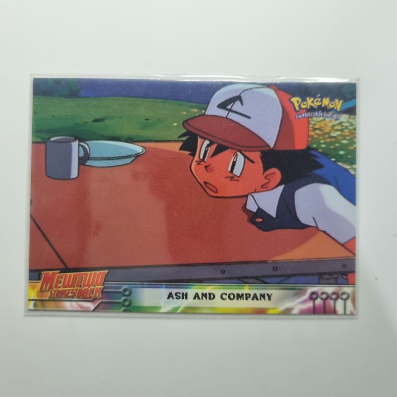 Topps Movie Pokemon Card- Ash and Company 1999 - Mewtwo strikes back