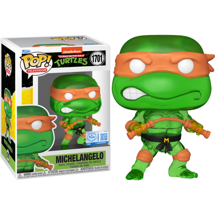 Teenage Mutant Ninja Turtles - Michelangelo (Translucent Green) Pop ...