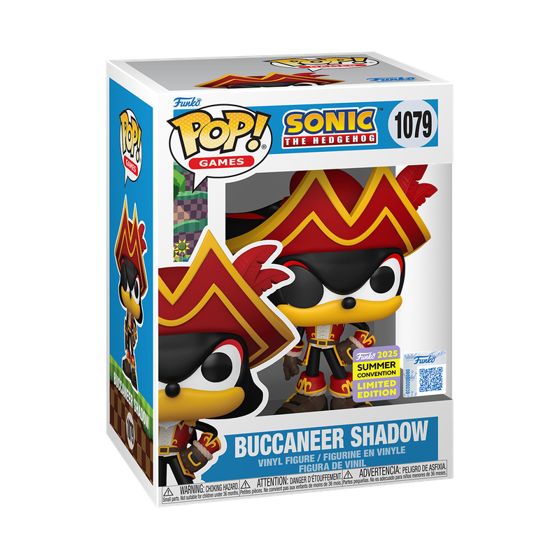 Sonic - Shadow as Pirate SDCC 2025 Pop! Vinyl Figure