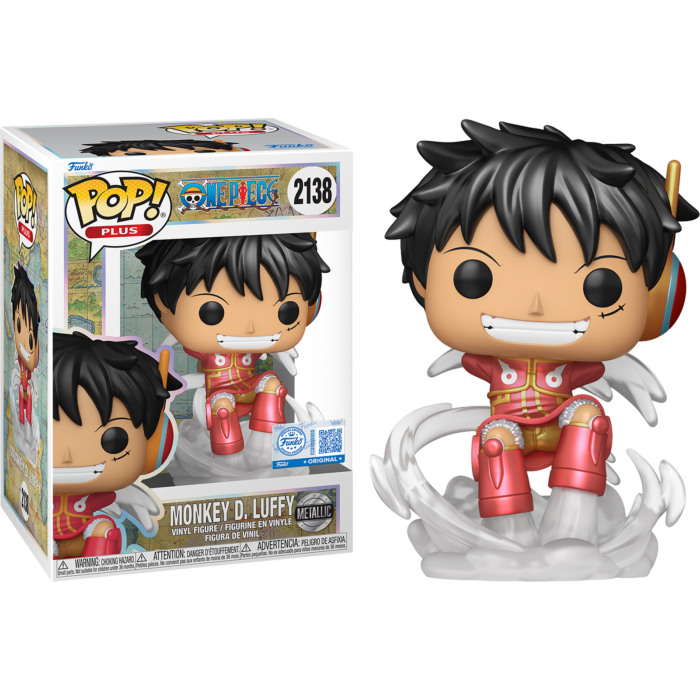 One Piece - Monkey D. Luffy (Egghead Arc) Metallic Pop! Plus Vinyl Figure