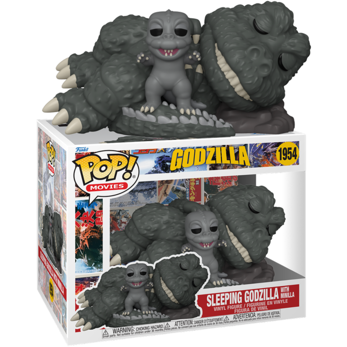 Godzilla - Sleeping Godzilla with Minilla 6" Super Sized Pop! Vinyl Figure