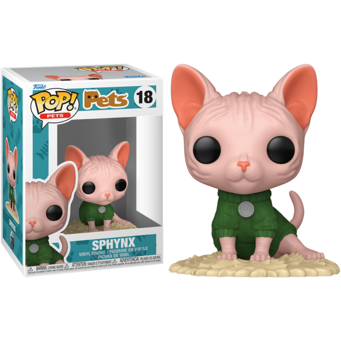 Pre-Order: Pets - Sphynx Cat Pop! Vinyl Figure