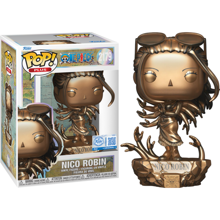 One Piece - Nico Robin Bronze Statue 25th Anniversary Pop! Plus Vinyl ...