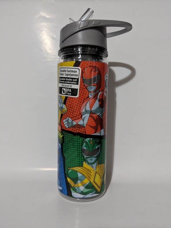Mighty Morphin Power Rangers- Drink Water Bottle BPA FREE