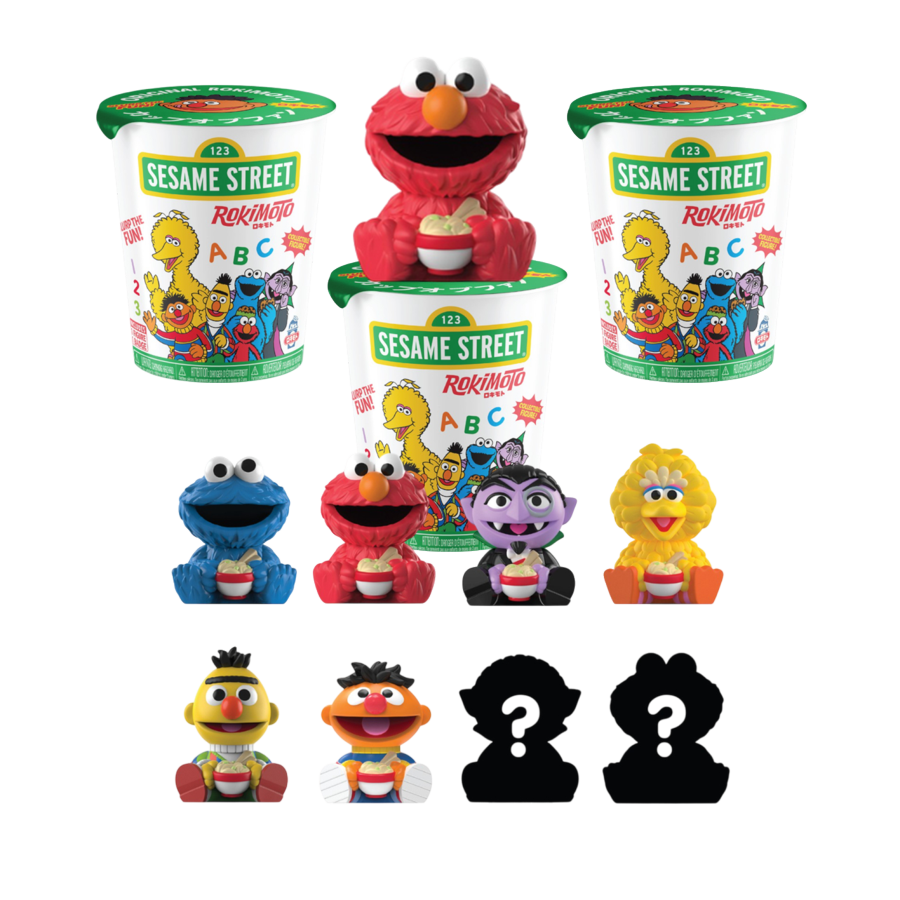 Pre-Order: Sesame Street - Series 1 Rokimoto Blind Box 4" Vinyl Figure ...