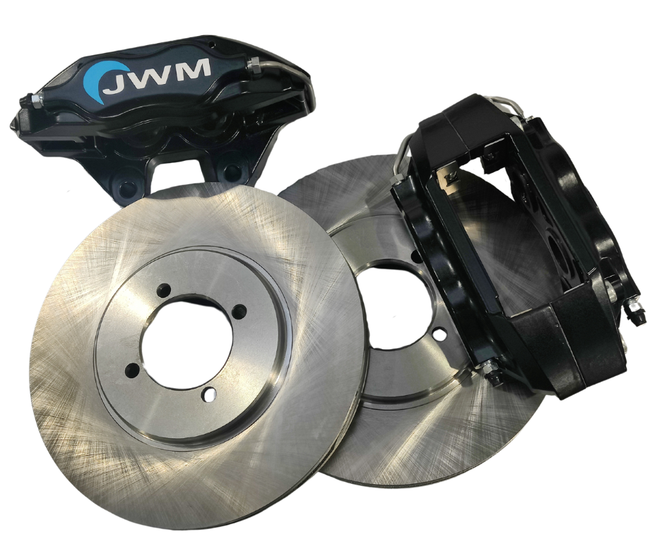 4 Pot "Big Brakes" Calipers with Vented Discs