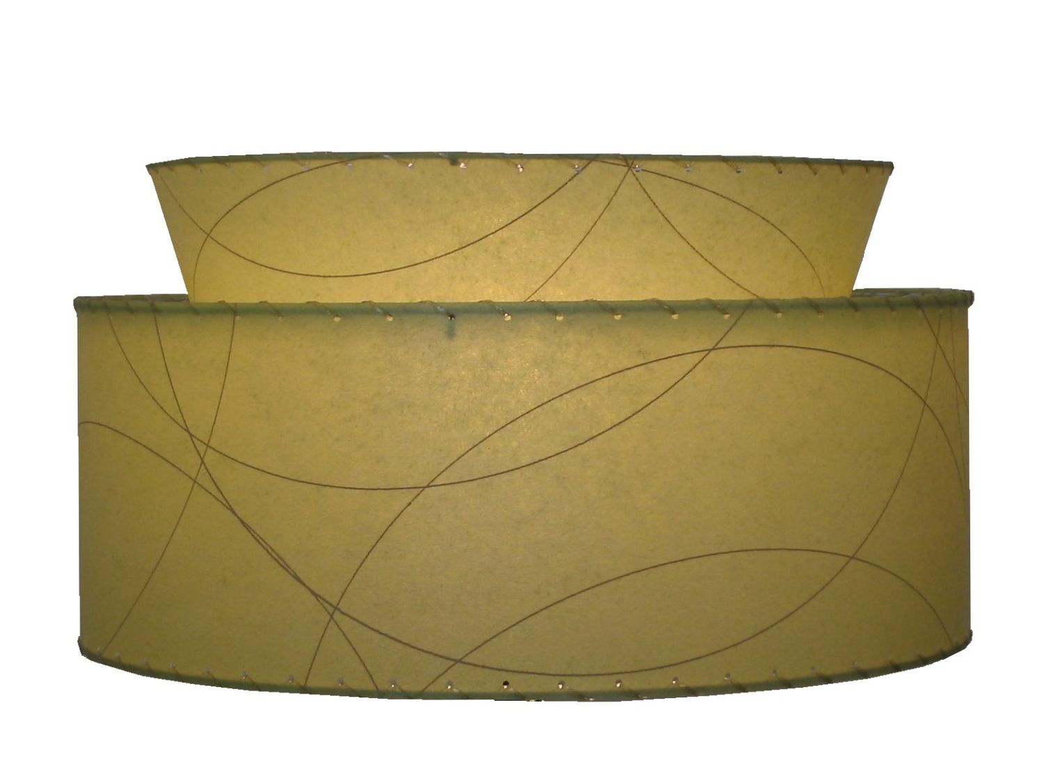 atomic 2-tiers – fiberglass lampshade & light fixture store – Meteor Lights