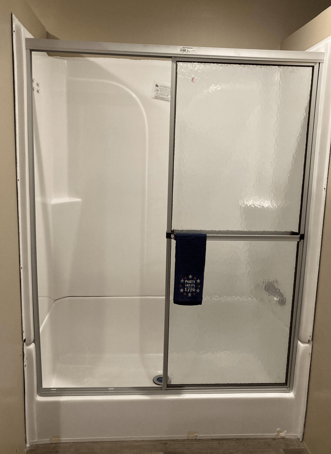 27 x 54 Fiberglass Shower Pan