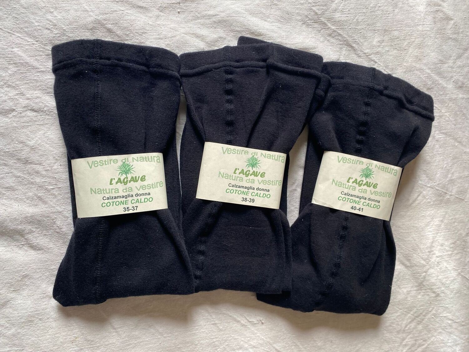 Calzamaglie, collant adulto in cotone caldo