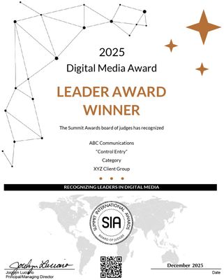 Digital Media Award