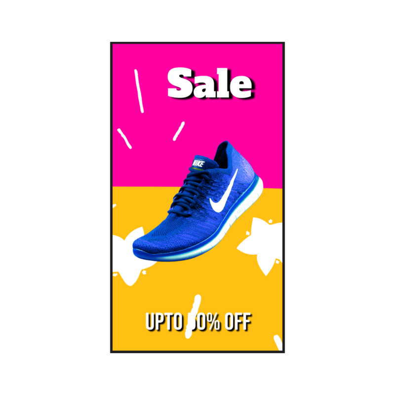 Window Advertising Display | Premium | High Brightness