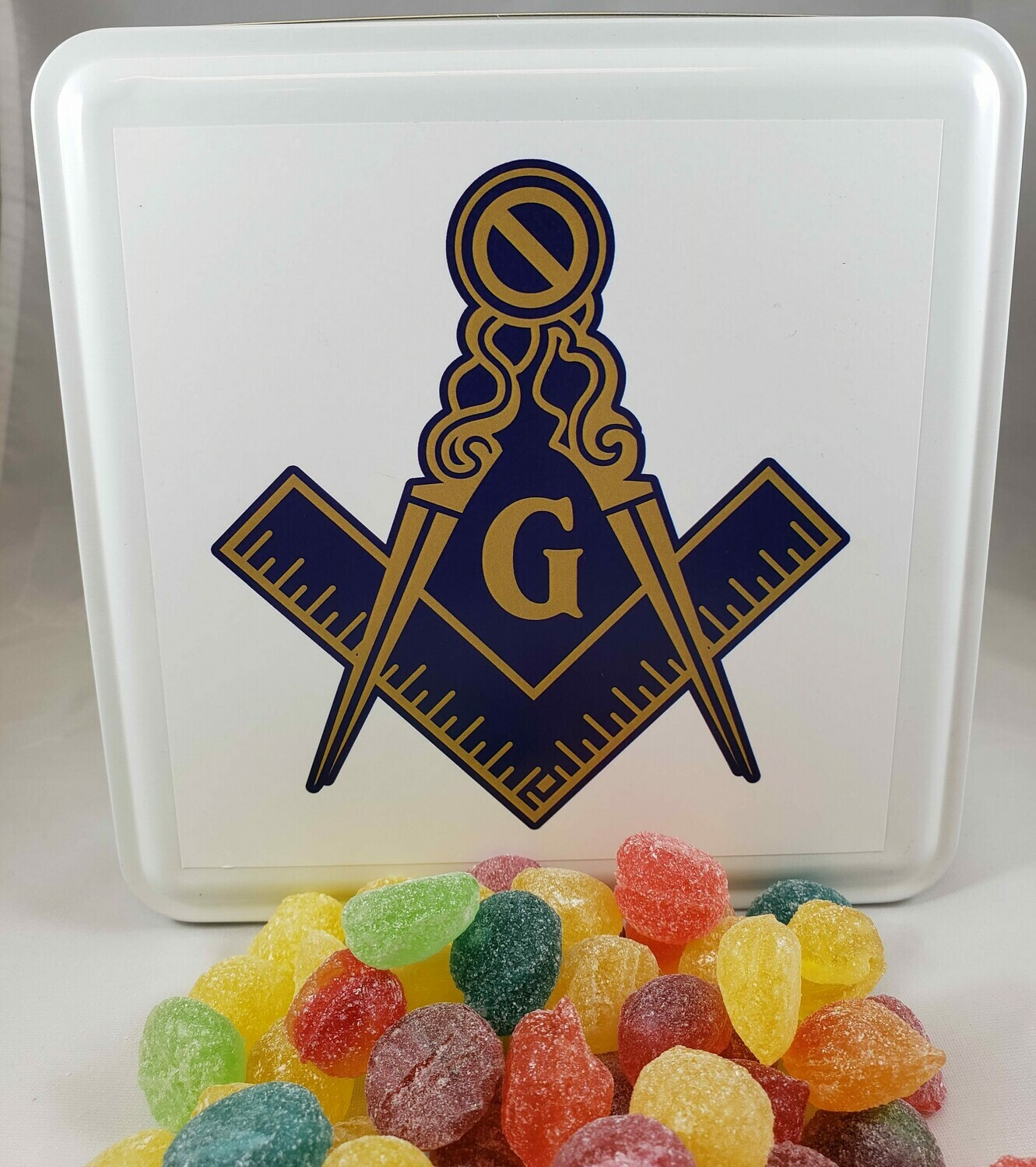 Masonic Candy Tin with 13.5 oz. of Candy - Your Choice