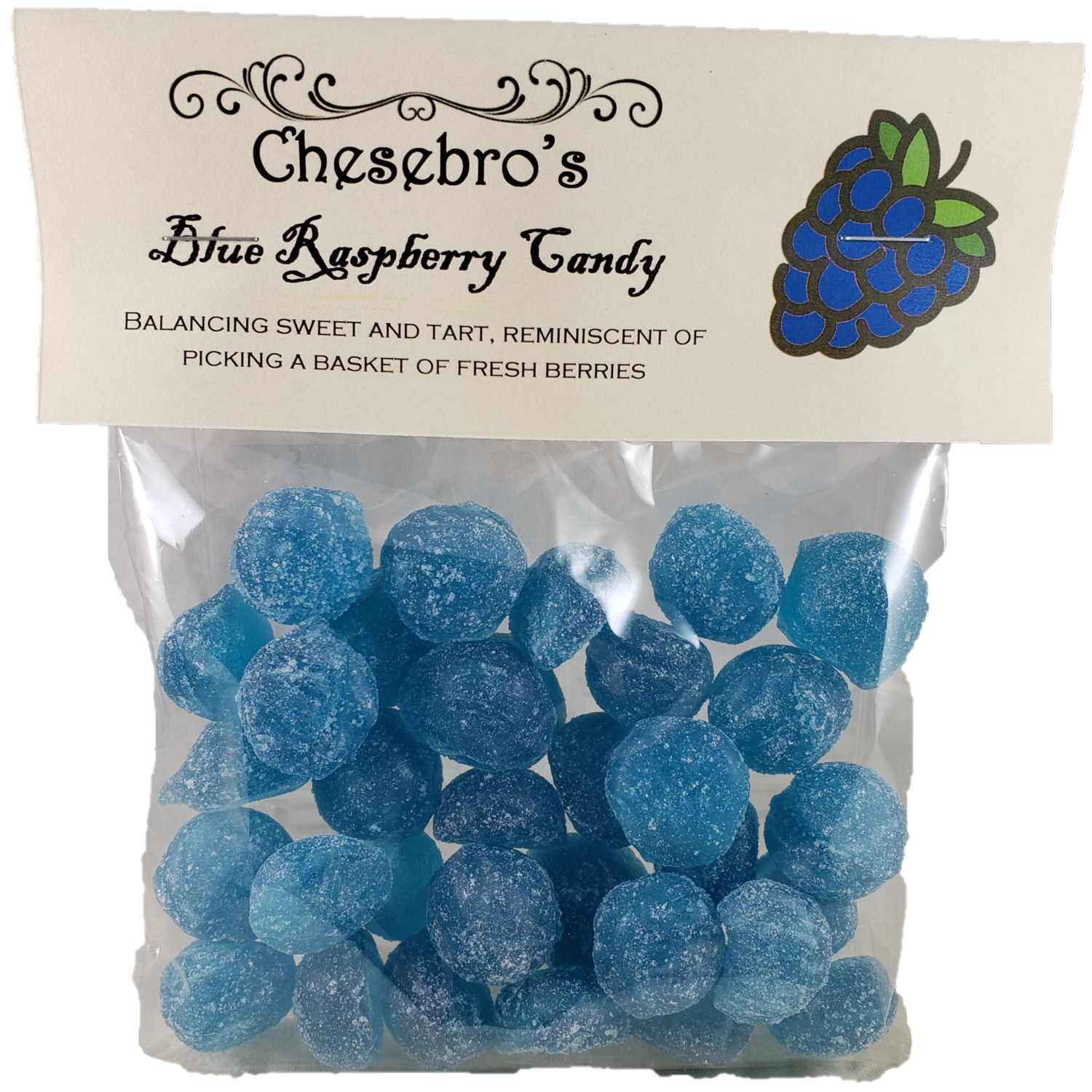 Blue Raspberry Hard Candy
