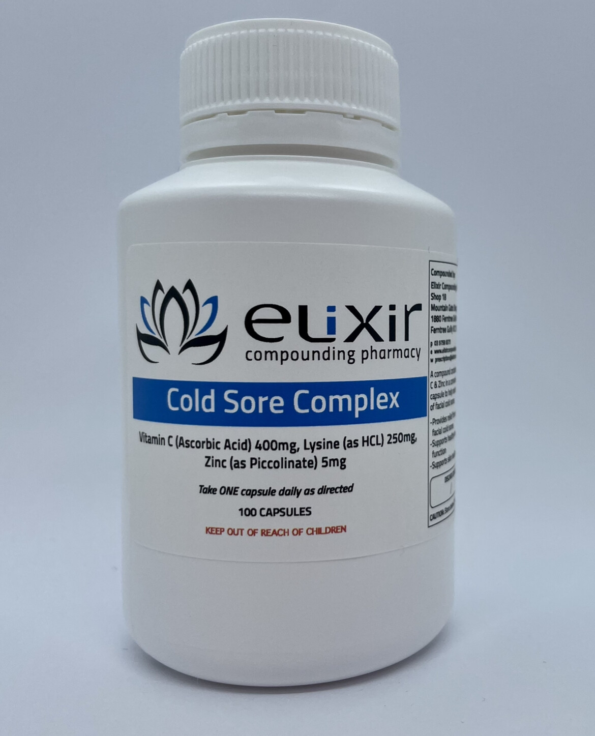 Cold Sore Complex - 100 Capsules