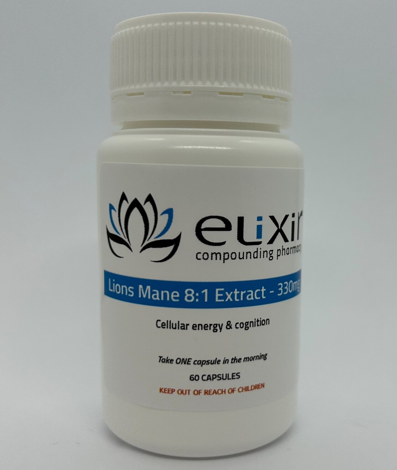 Lions Mane 8:1 Extract 330mg - 60 Capsules