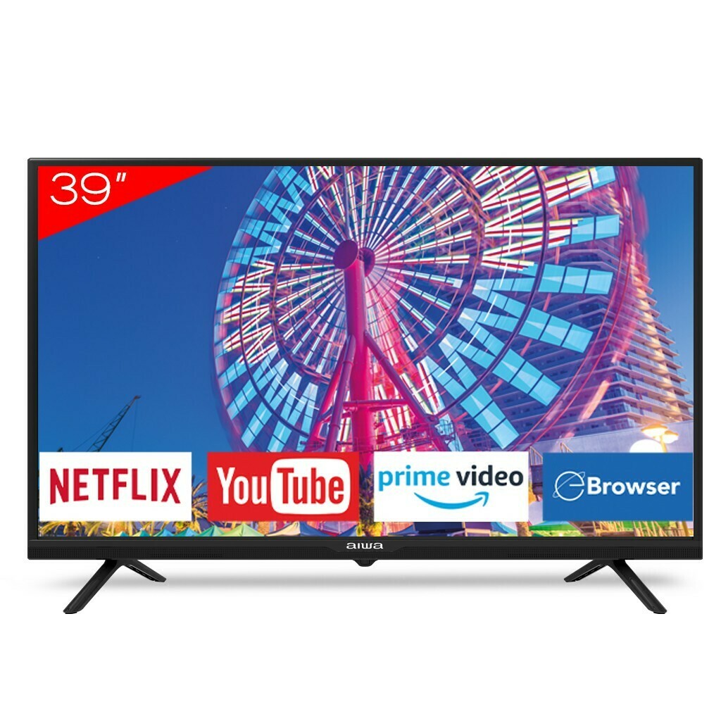 Smart TV LED de 39" Aiwa AW39B4SM Full HD com HDMI/Conversor Digital