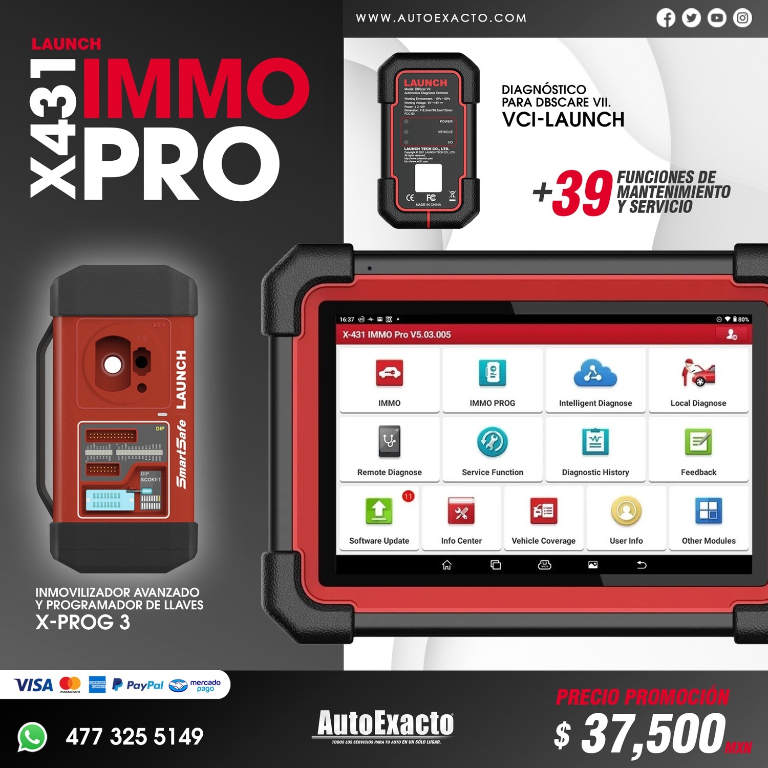 Launch X431 IMMO PRO