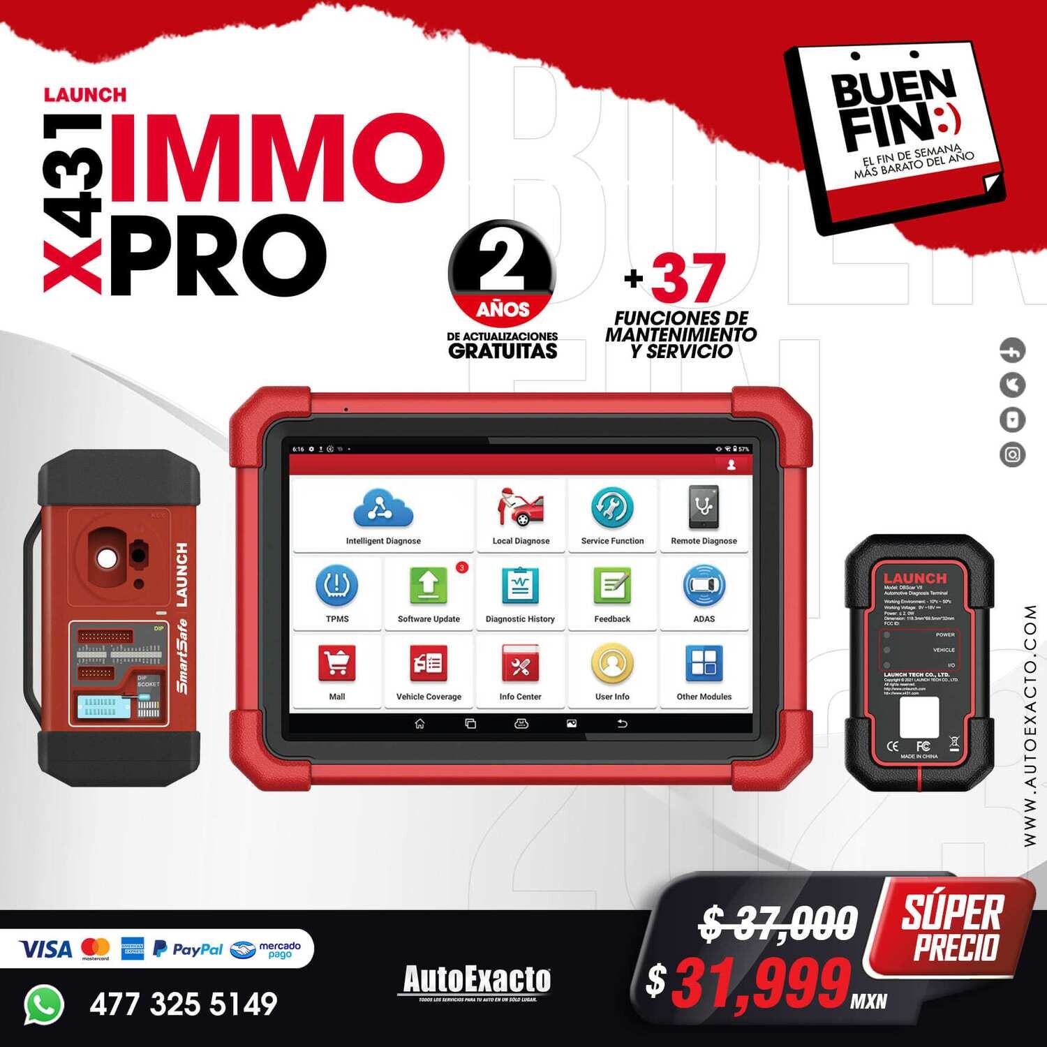 LAUNCH X431 IMMO PRO