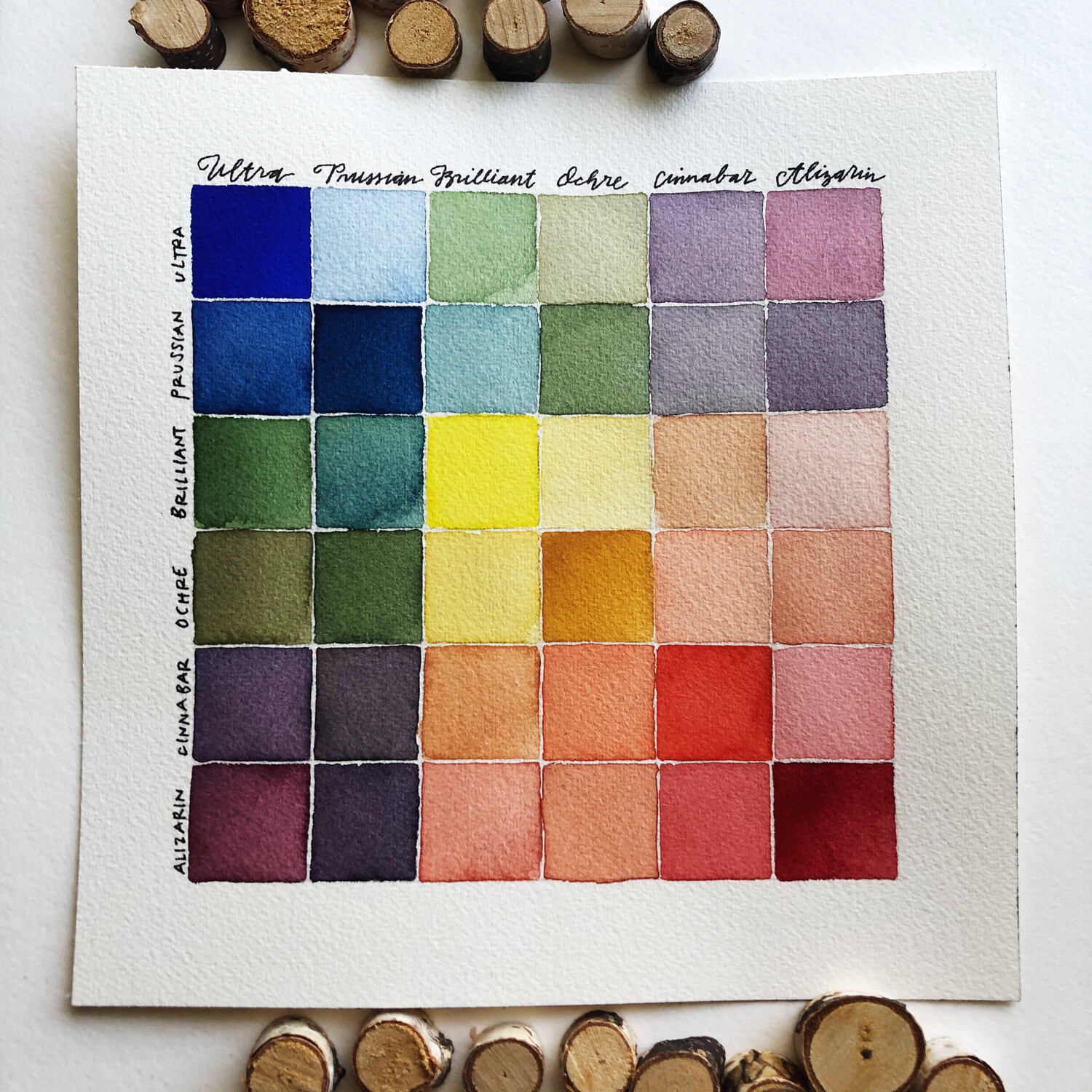 Primaries Color Chart