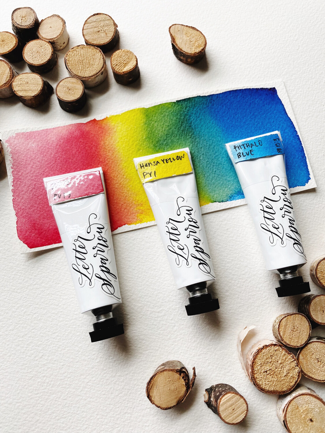 NEW Primary Watercolor Tubes (Set of 3)