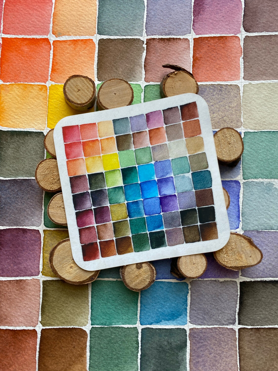 Sticker! - The Adventure Palette Color Chart