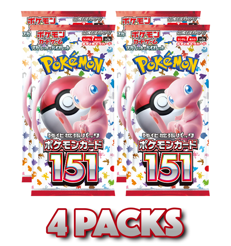 Japanese 151 (4 Pack Bundle)