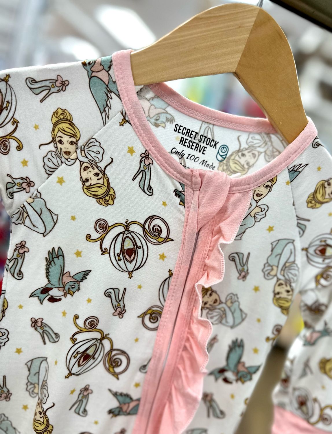 Secret Stock Reserve - Cinderella Ruffle Zippy - Ready To Ship