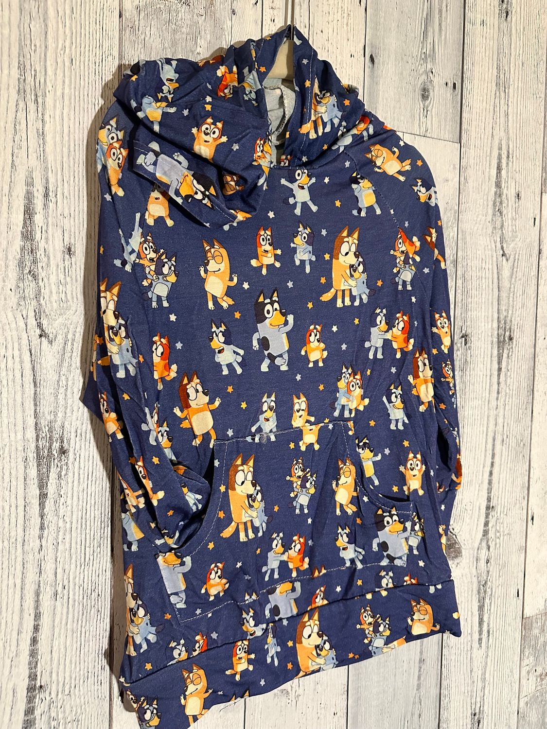 Handmade Bluey Bamboo Hoodie - Kids